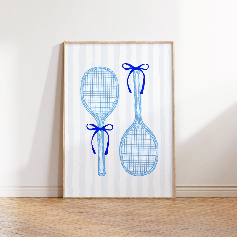 Tennis Print - Etsy