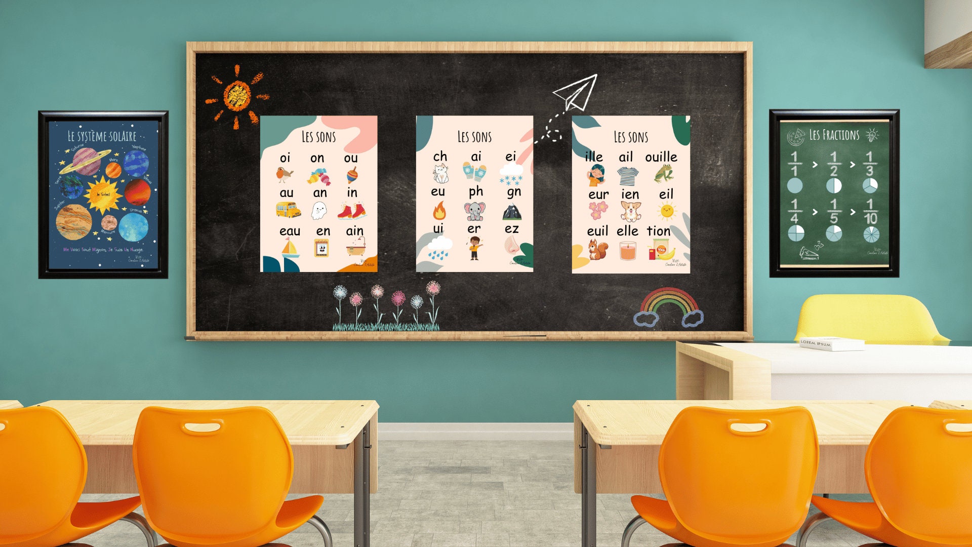 20 French Educational Printable Posters Bundle Set, School Classroom ...