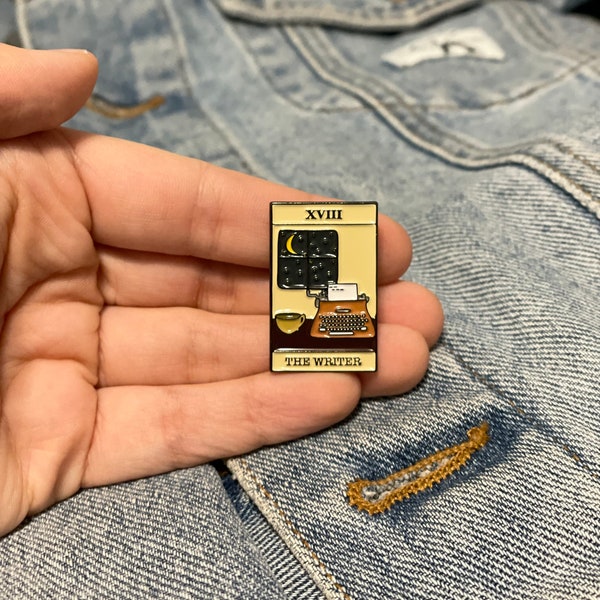 Writer Enamel Pin - Etsy