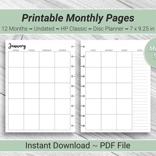 Planner Refill - Etsy
