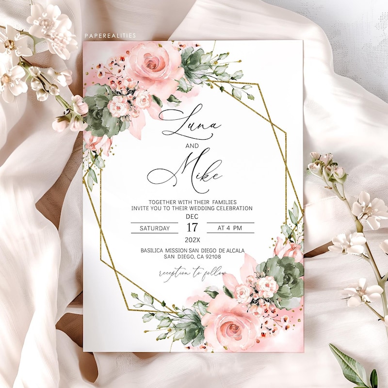 Wedding Invitation Entourage - Etsy