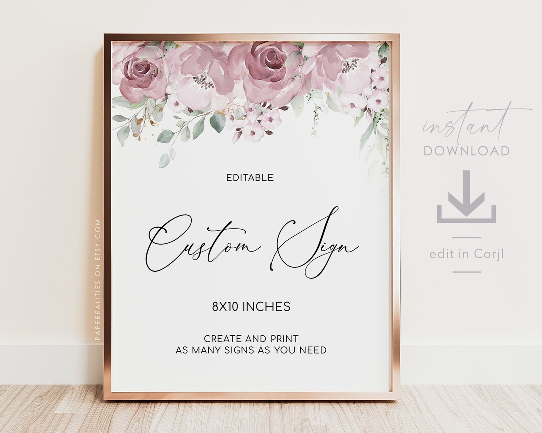 HALLE Plantilla de letrero personalizado, Letrero personalizado ...