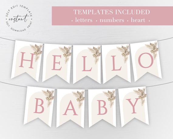 Baby Banner Template To Print