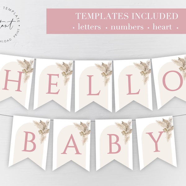 Printable Baby Shower Banner - Etsy