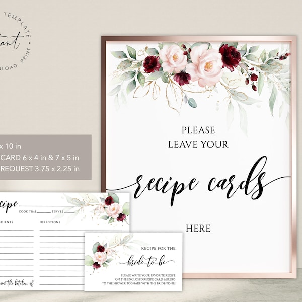 Recipe Request Card - Etsy