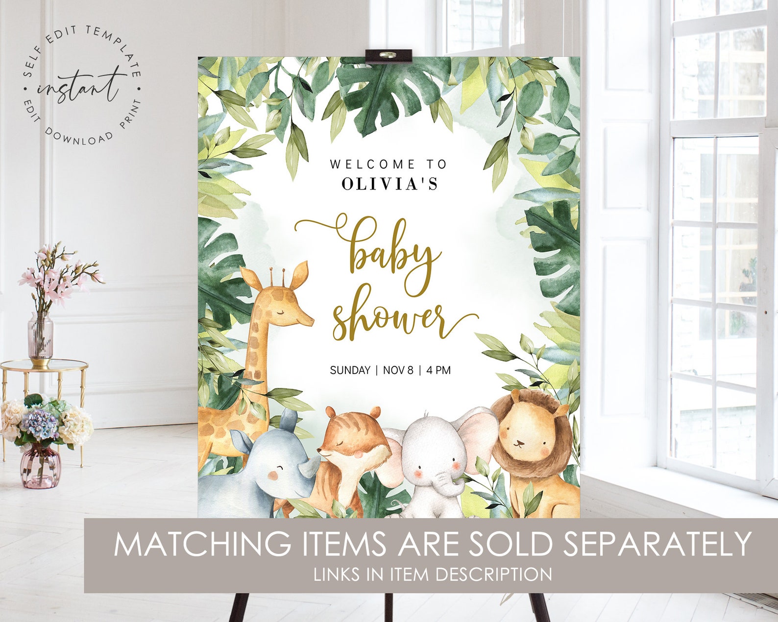Jungle Safari Baby Shower Games Bundle (printable Digital Download) - Etsy