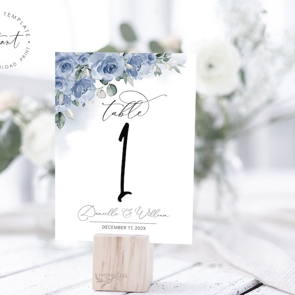 Dusty Blue Table - Etsy