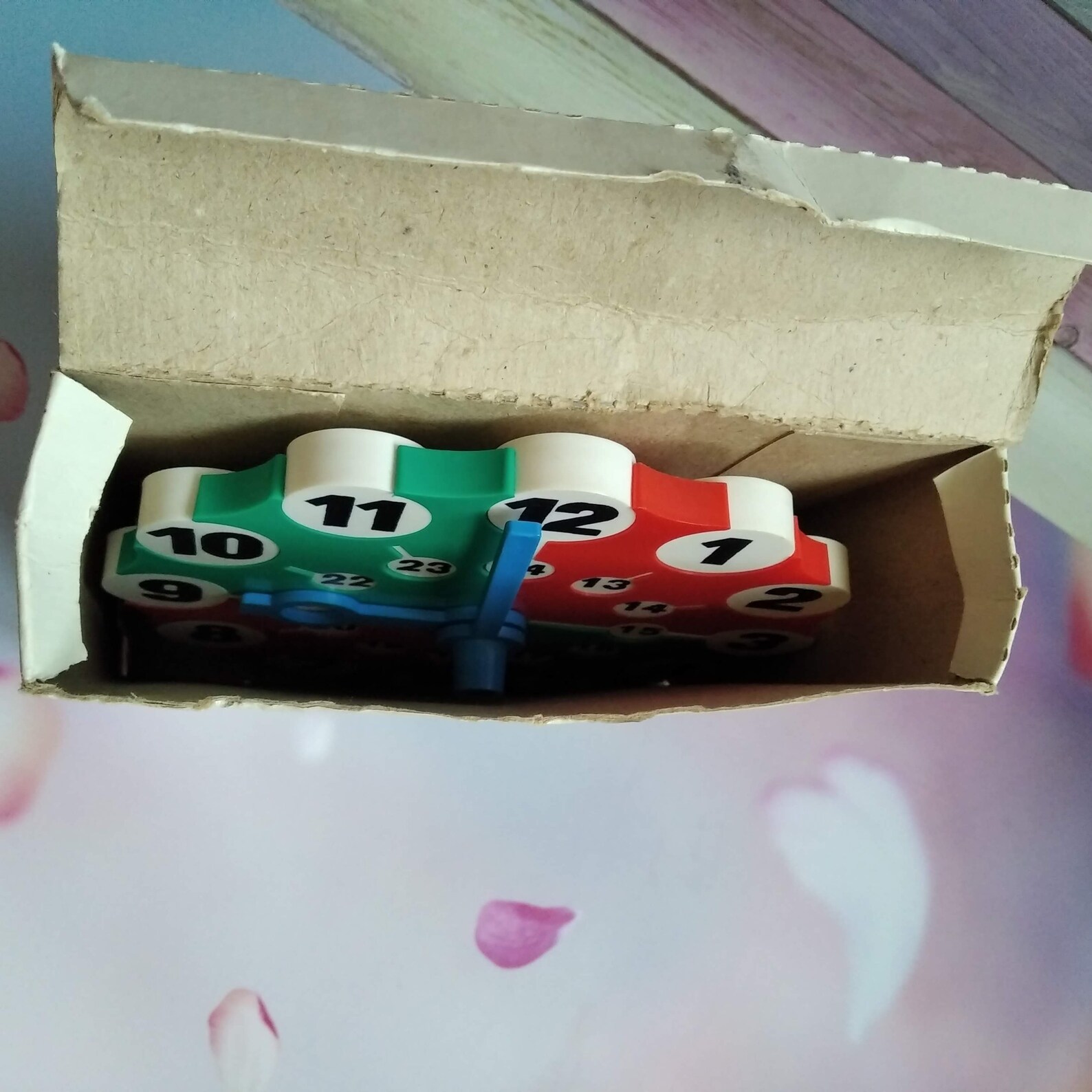 Children's Educational Clock Plastic Clock Table Clock - Etsy