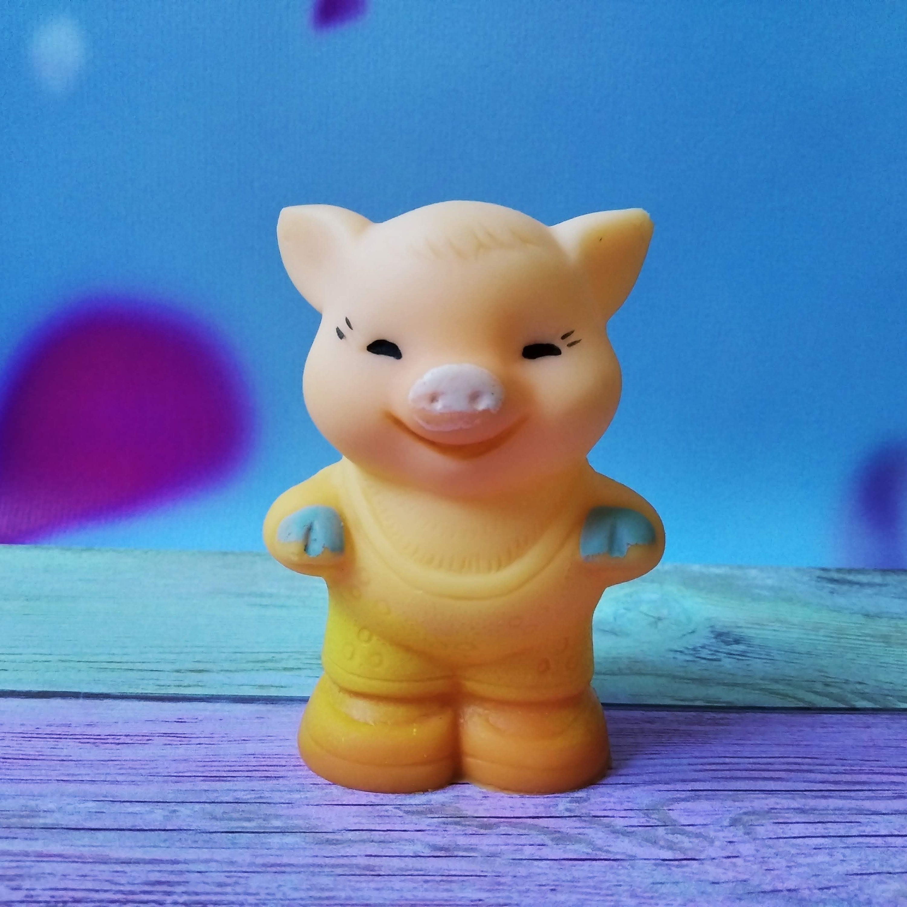 Rubber Pig, Vintage Rubber Toy, Toy Ussr, Soviet Rubber Toy, Vintage ...