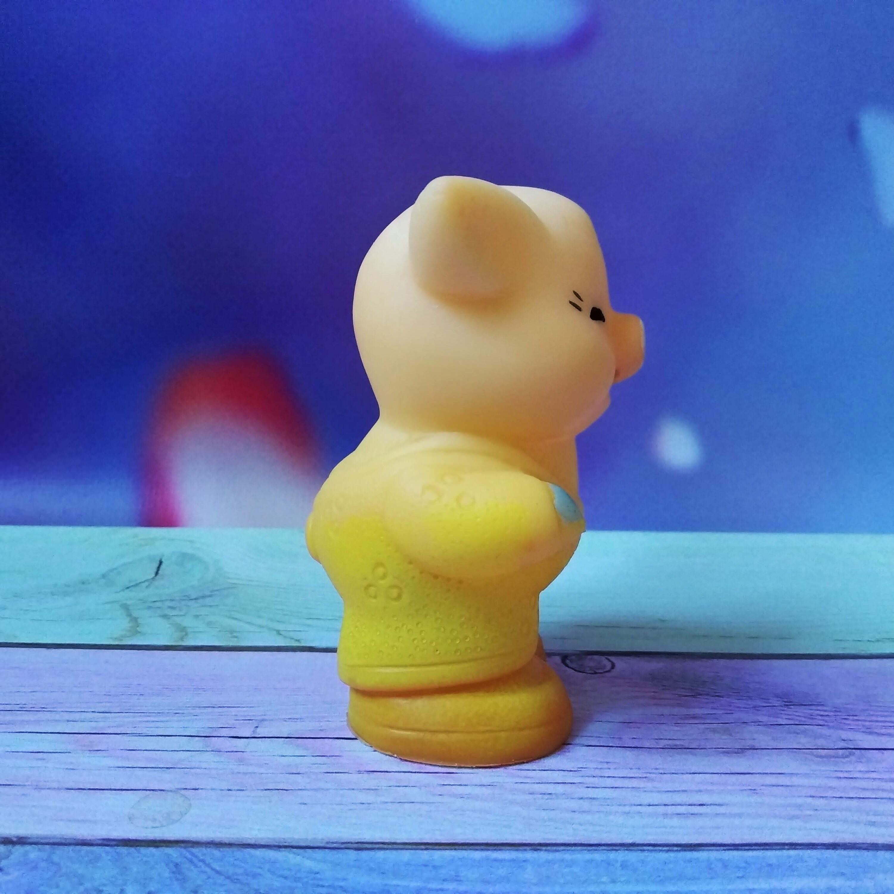 Rubber Pig, Vintage Rubber Toy, Toy Ussr, Soviet Rubber Toy, Vintage ...