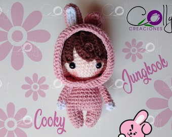 Crochet PATTERN Cooky/jungkook Bts/bt21 Pdf Tutorial - Etsy