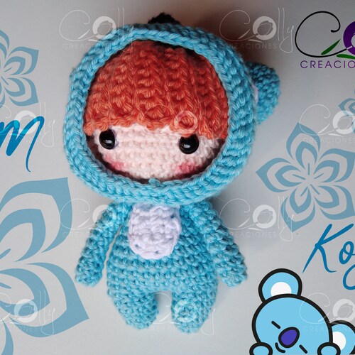 Crochet PATTERN Chimmy/jimin Bts/bt21 Pdf Tutorial - Etsy