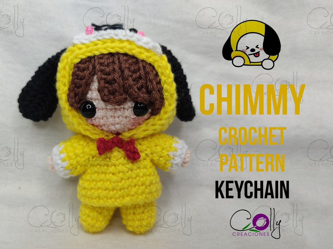 Crochet PATTERN- Keychain Chimmy/jimin - Bts/bt21- Pdf Tutorial English ...