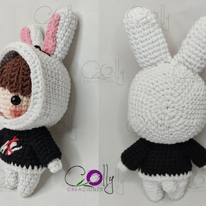Crochet PATTERN- Lee Know/leebit - Stray Kids/skzoo- Pdf Tutorial ...