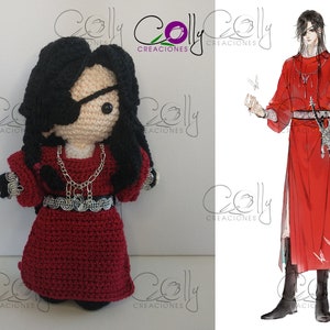 Crochet PATTERN- Hua Cheng - Heaven Official’s Blessing - PDF Tutorial ...