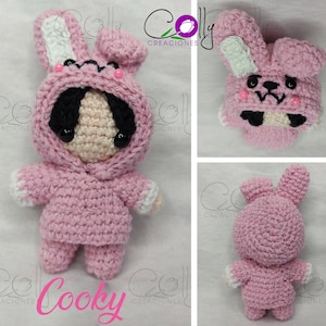 Crochet PATTERNS - 7 Members of BTS, Keychain BT21 Version - PDF ...