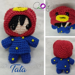 Crochet PATTERNS - 7 Members of BTS, Keychain BT21 Version - PDF ...