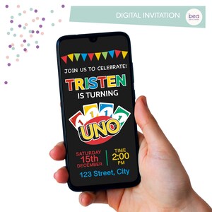 Uno Invitation - Etsy