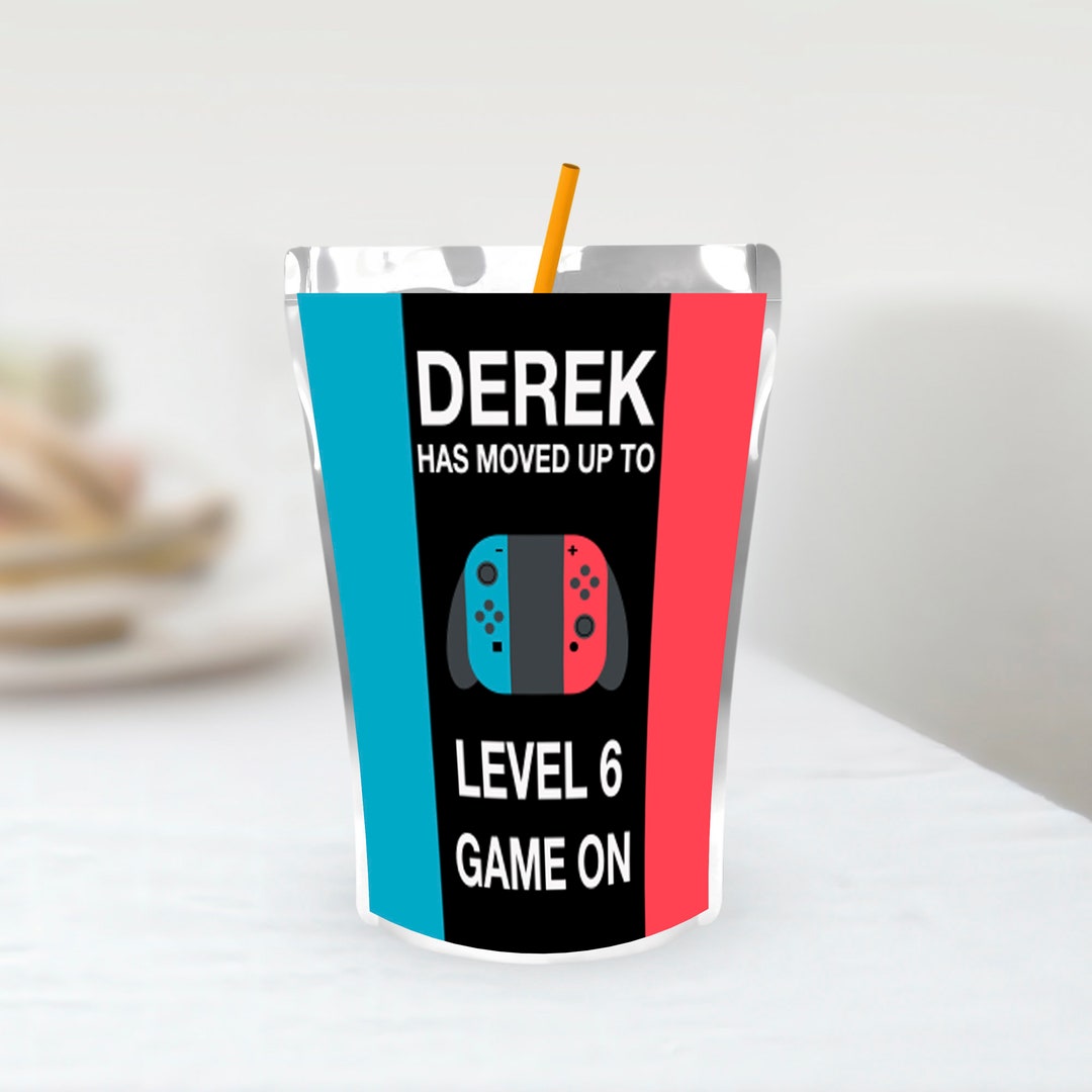 Video Gamer Capri Sun Label Video Gamer Digital Printable Capri Sun ...
