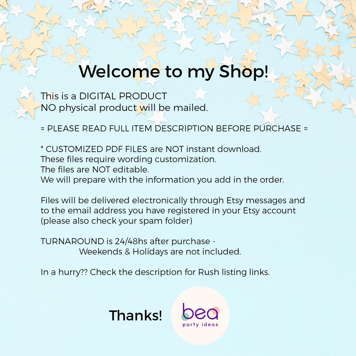 Blue Light Blue Banner Digital Printable Pennant Banner - Etsy