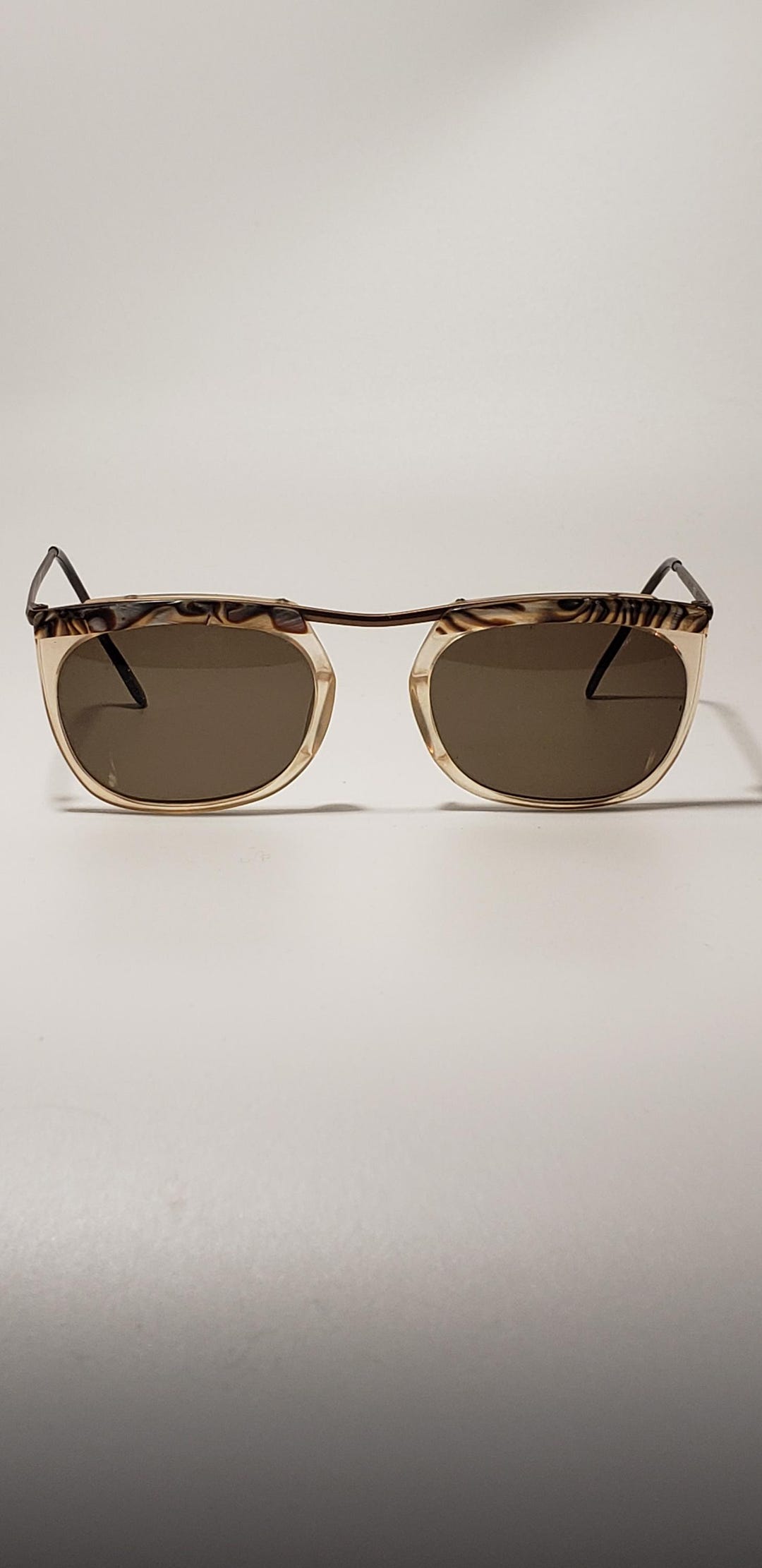 LA Eyeworks Lido Mother of Pearl Abalone Metallic Brown Brow Bar Wire ...