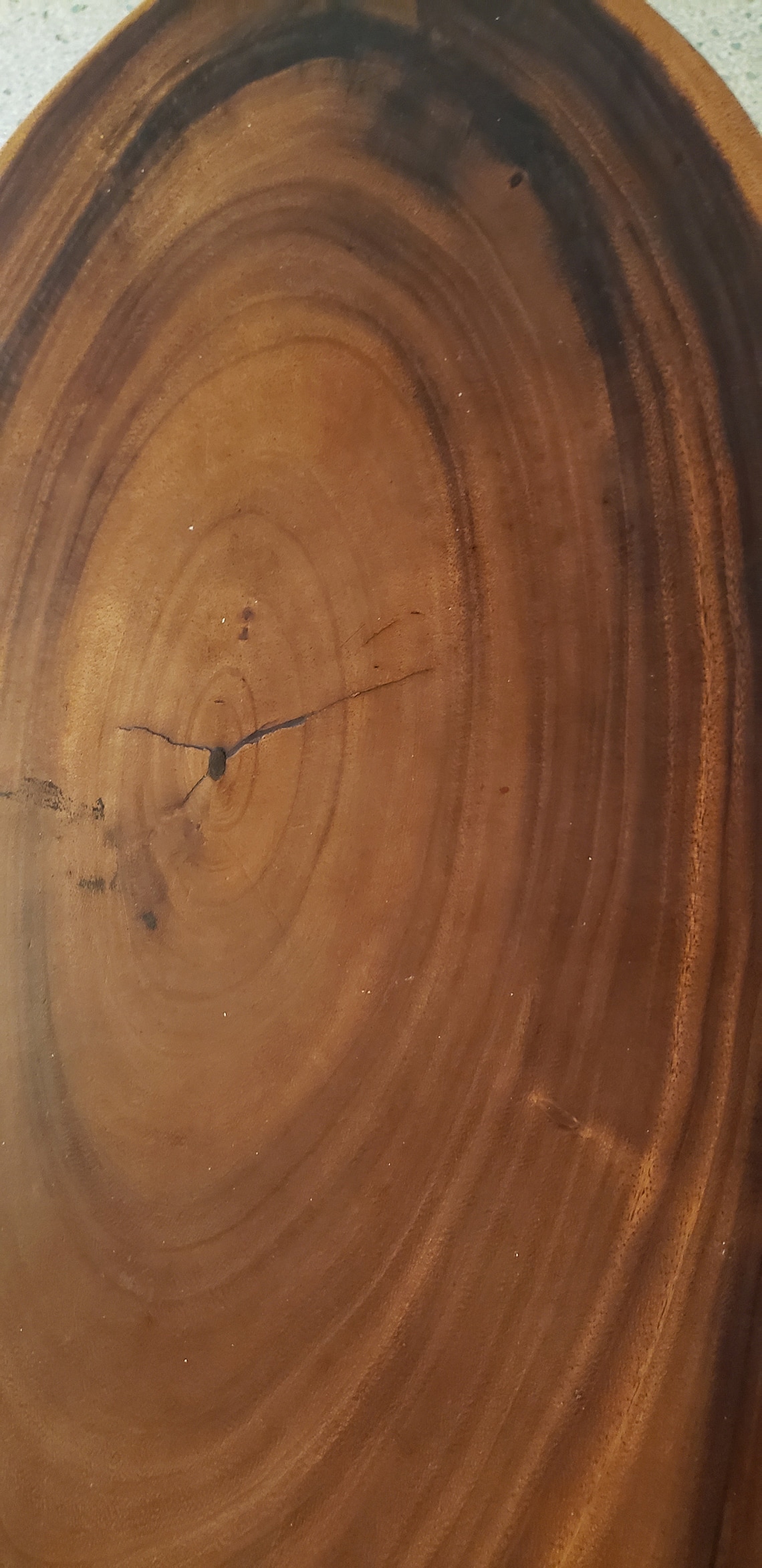 Vintage Hawaiian Koa Wood Coffee Table Modern Organic Midmod Midcentury ...