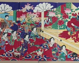 Japanese Ukiyo E Vintage - Etsy