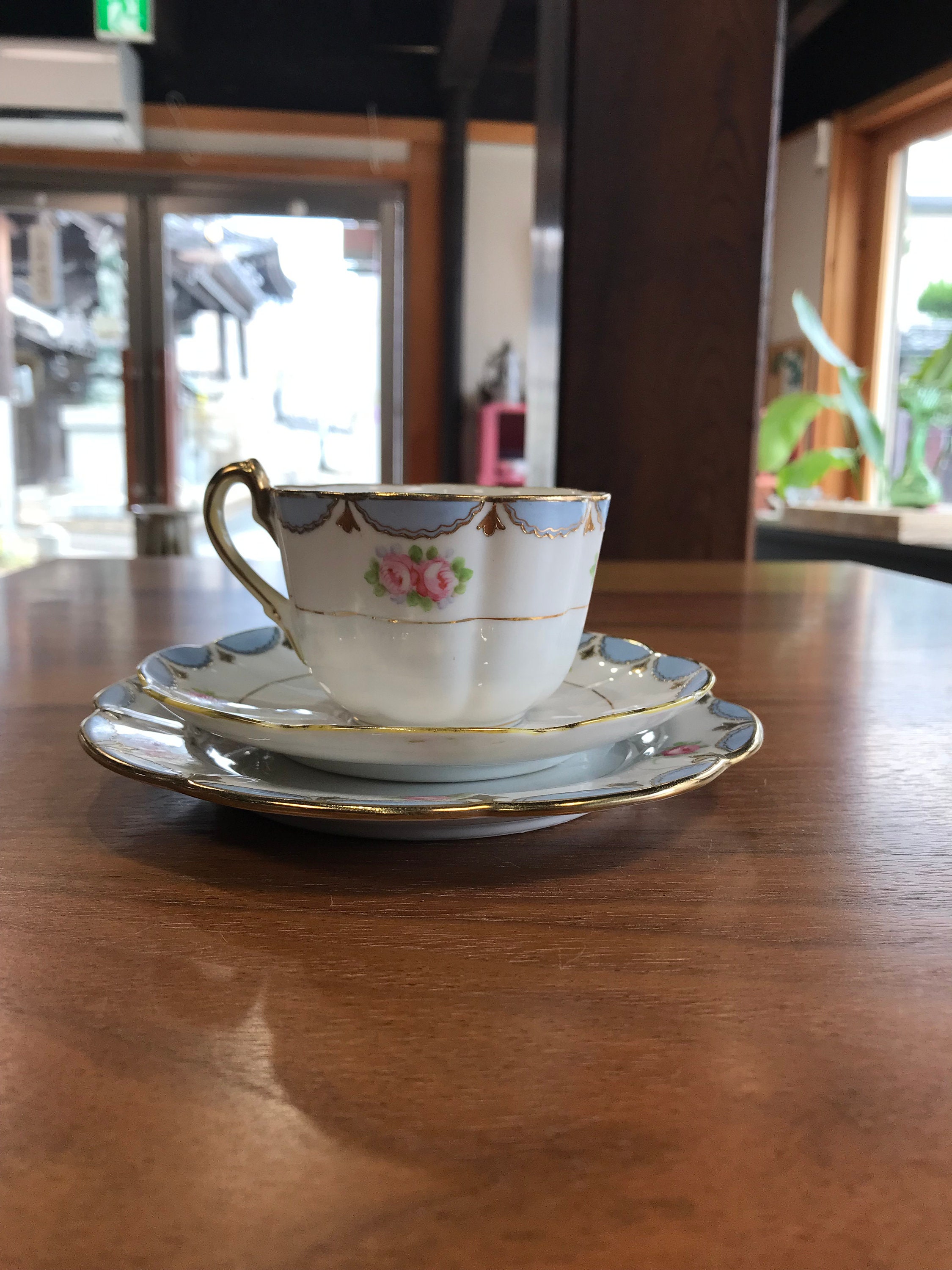 Old Noritake Cups and Saucers (trio) | British Export (circa 1908) - Etsy