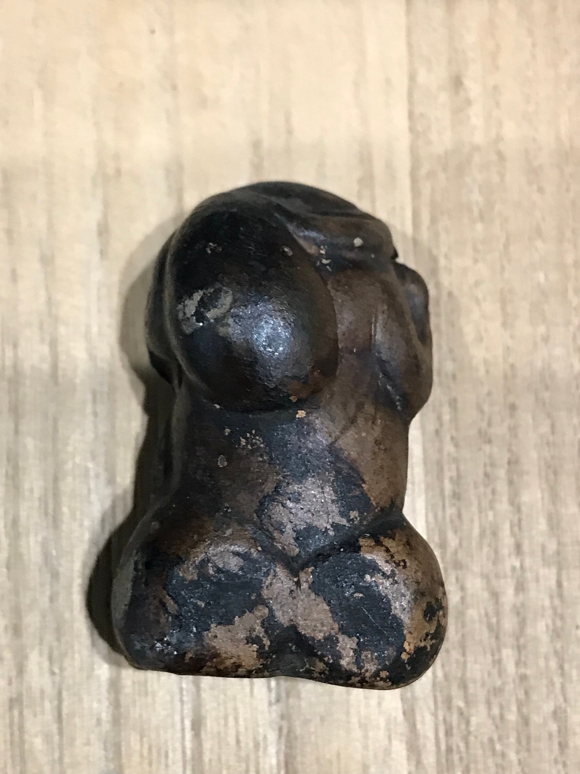 Japanese Small Ebisu Daikoku Statue Set Lucky God Terracotta Height ...