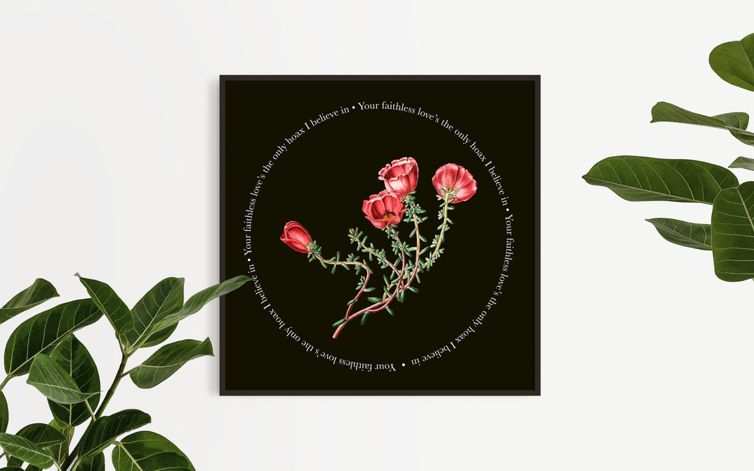 Your Faithless Love ~ Folklore Print Instant Digital Download ...