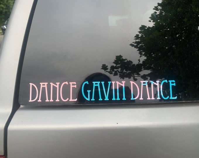 Dance Gavin Dance Logo Car Sticker Decal - Etsy