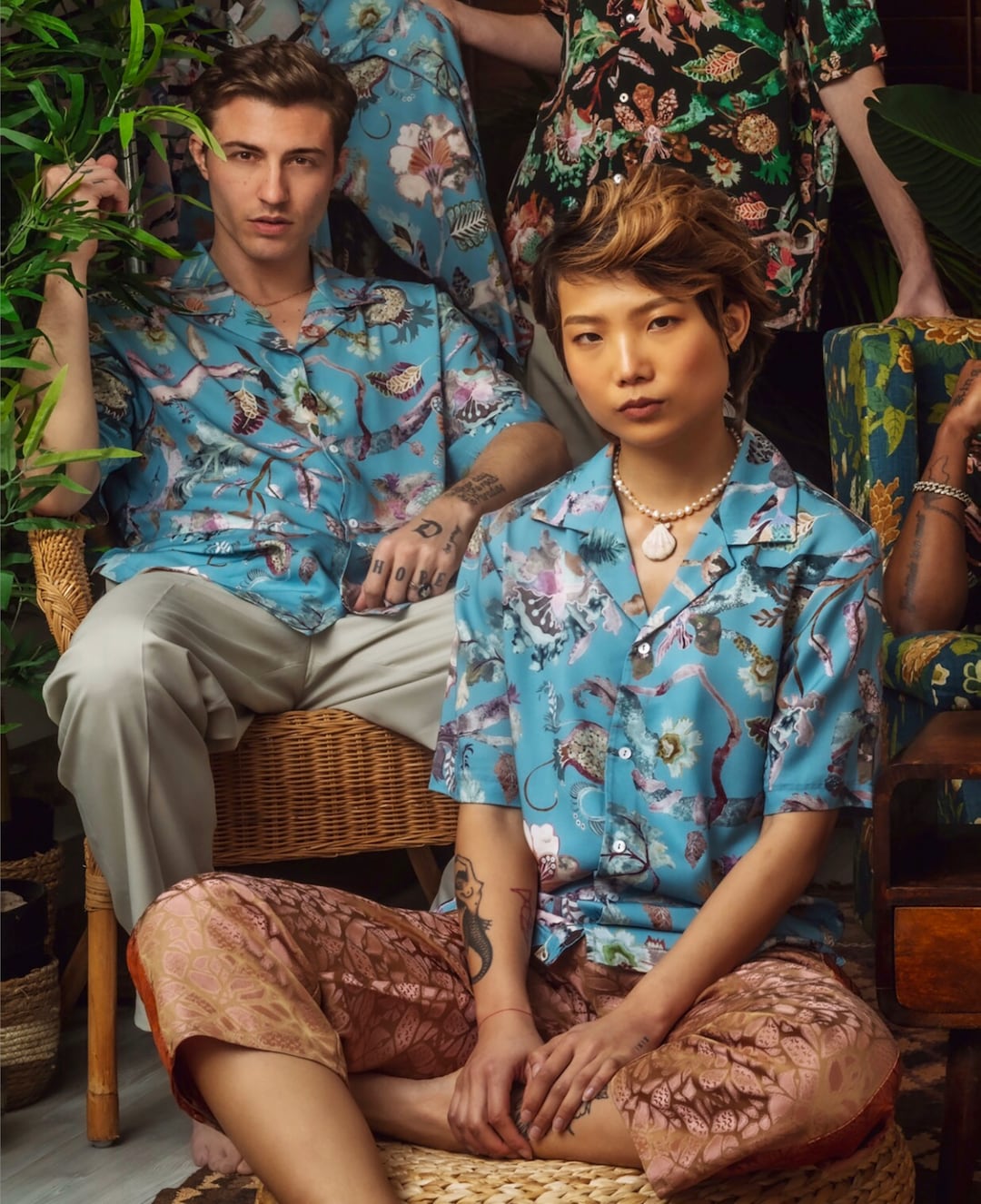 Relaxed Fit Tropical Printed Shirt - Etsy