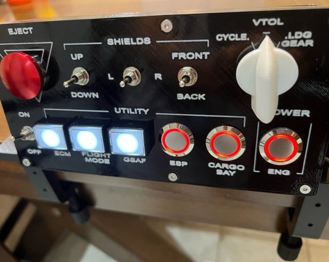 Star Citizen Buttons Box | Space Simulator | Switch Panel | Flight Sim ...
