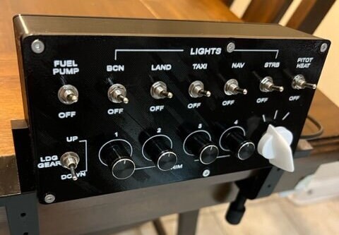 Cessna Control Panel Switchs Flight Simulation Fast Shipping - Etsy