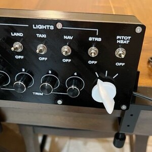 Cessna Control Panel Switchs Flight Simulation Fast Shipping - Etsy