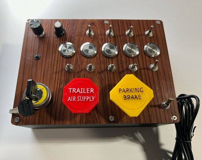 American European Truck Simulator |button Box | Switch Panel | Sim Box ...