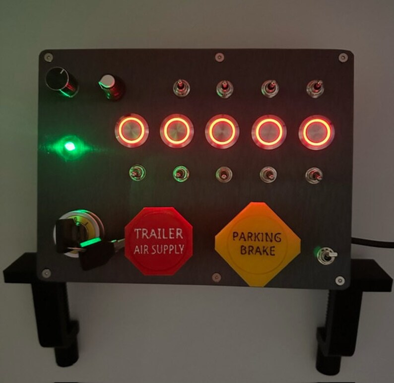 American European Truck Simulator button Box Switch Panel Sim Box - Etsy