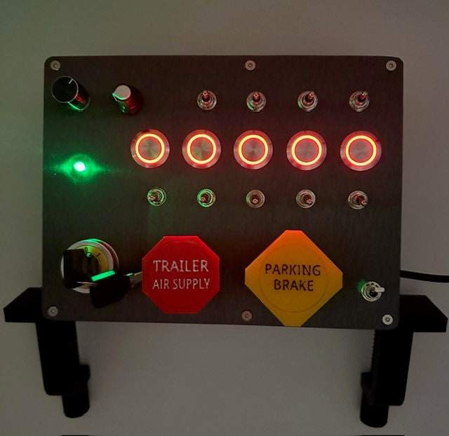American European Truck Simulator button Box Switch Panel Sim Box ...