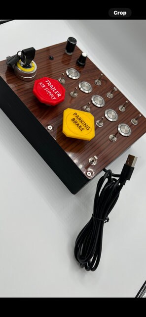 American European Truck Simulator button Box Switch Panel Sim Box ...