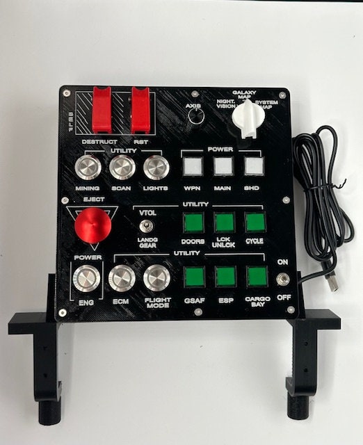 Star Citizen Buttons Box Space Simulator Buttons Switch Panel Flight ...
