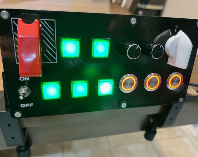 Star Citizen Switch Button Box | Space Simulator | Switch Panel | Flight Sim - Etsy