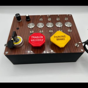 American European Truck Simulator button Box Switch Panel Sim Box - Etsy