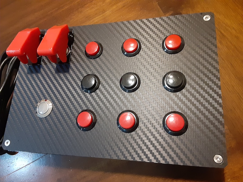 Sim Racing Button Box 12 Function Buttons Plug and Play USB - Etsy Sim Racing Button Box 12 Function Buttons Plug and Play USB - Etsy