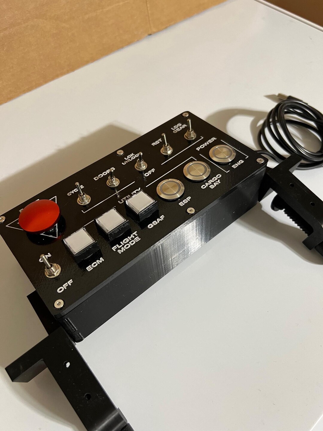 Star Citizen Buttons Box | Space Simulator | Switch Panel | Flight Sim ...