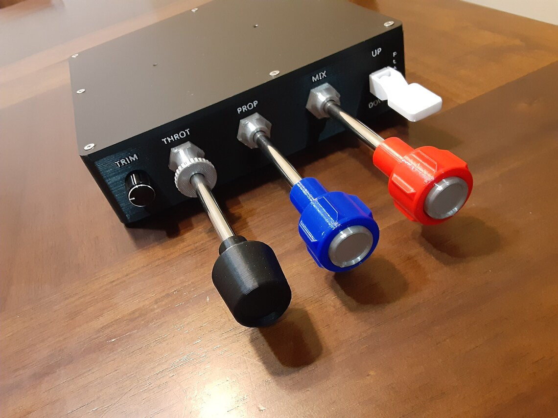 Cessna Throttle Quadrant Prop Mixture Flaps Trim Controller for Flight ...