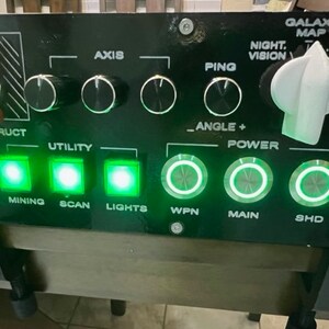 Star Citizen Button Box Space Simulator Switch Panel Flight Sim - Etsy