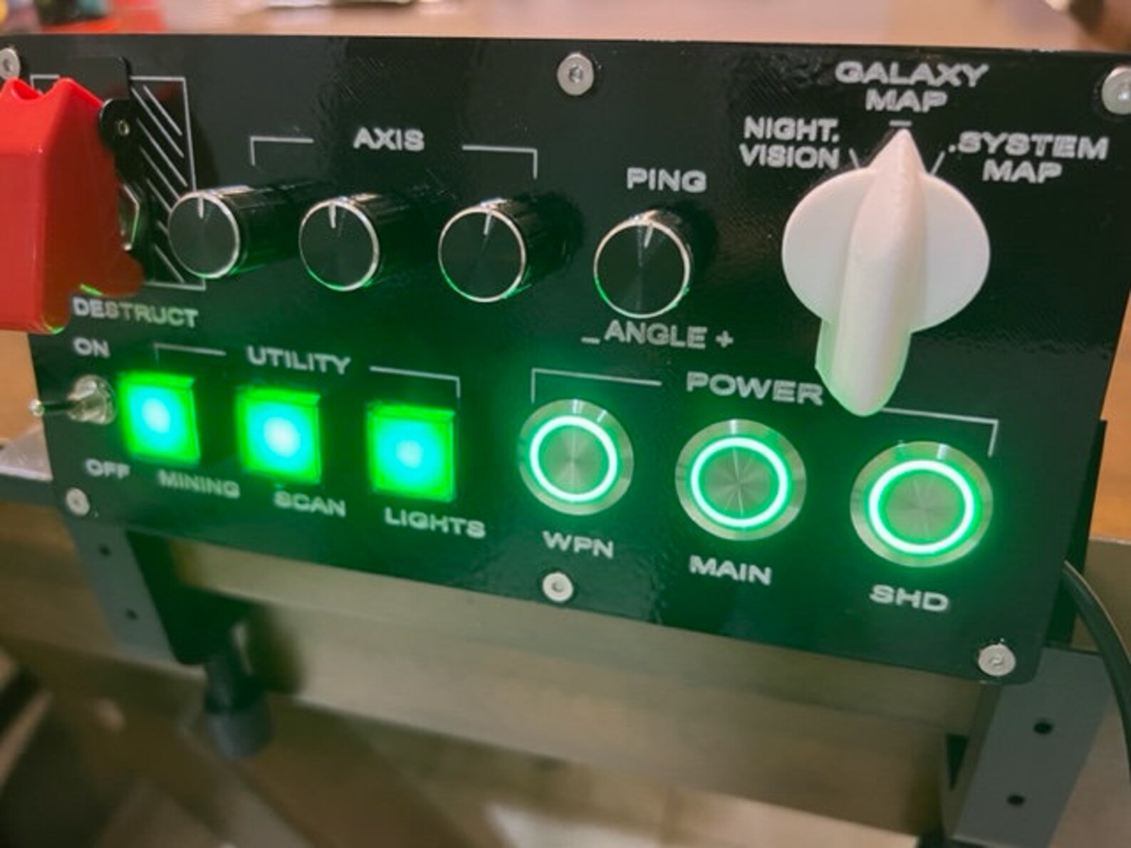 Star Citizen Button Box Space Simulator Switch Panel Flight Sim - Etsy