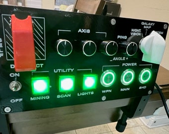 Star Citizen Switch Button Box Space Simulator Switch Panel Flight Sim ...