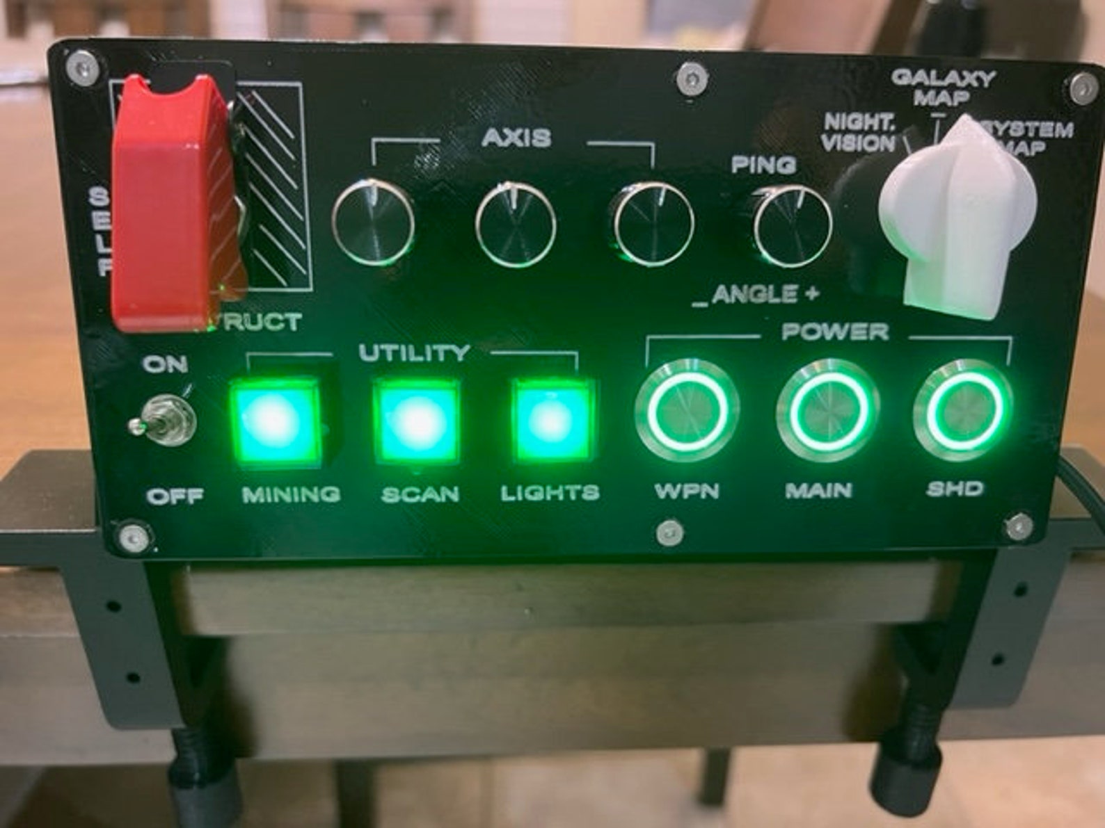 Star Citizen Button Box Space Simulator Switch Panel Flight Sim - Etsy