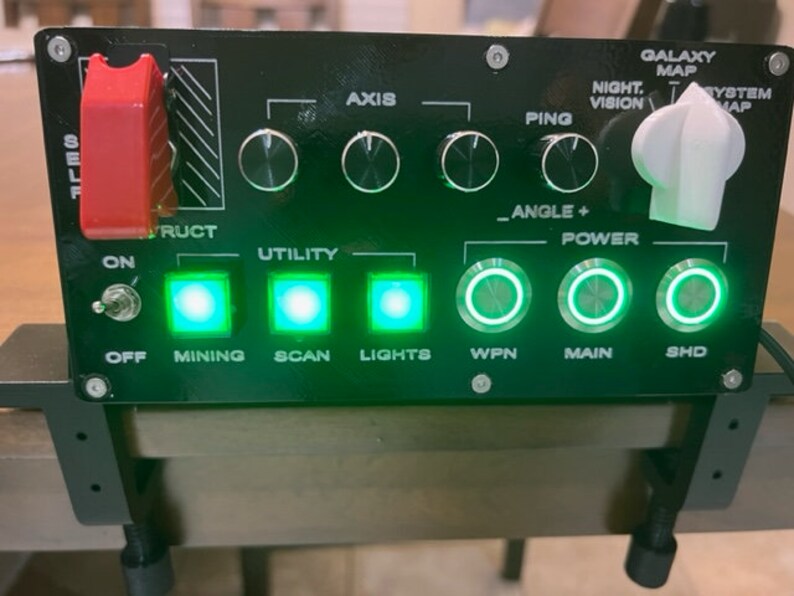 Star Citizen Button Box Space Simulator Switch Panel Flight Sim - Etsy